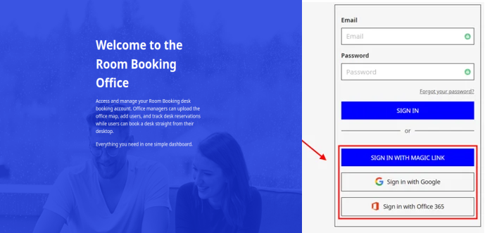 Instructions for Workplace Management app users – Room Book